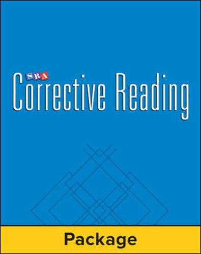 Corrective Reading Comprehension Level A, Student Workbook (Pkg. of 5 ...