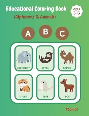 Educational Coloring Book: Learn the Alphabets by coloring your ...