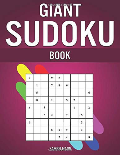 Amazon.co.jp: Giant Sudoku Book: Big Book of 600 Sudokus - Easy to Hard ...