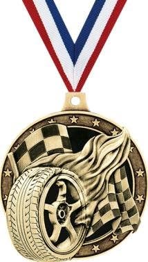 Amazon.com : Racing Tire Medals - 2" and 1 Per Pack-Great for Car Show ...