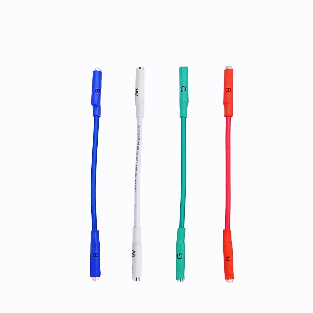 Amazon.com: KOMITASUI OFC Leadwire Turntable Headshell Wires, Silver ...