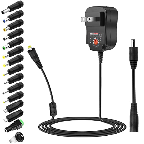 Snapklik.com : SHNITPWR 3V12V Universal Power Supply 12W 1A AC/DC ...