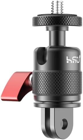 HSU Camera Adapter for Insta360, 360 Degree Adjustable Aluminium Alloy ...