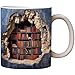 Amazon.com: 3D Bookshelf Mug - A Library Shelf Cup, Library Bookshelf ...