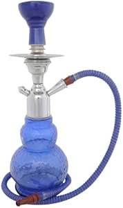 Amazon.com: Basement Bazaar Mystique Hookah (38.1 cm, Blue) : Health ...
