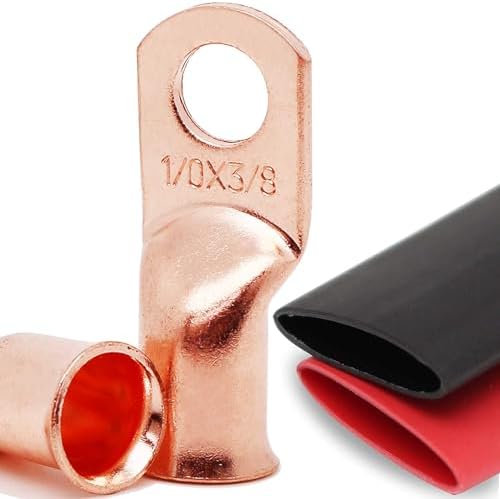 60pcs AWG Battery Cable Lugs 2 4 6 Gauge UL Listed Heavy Duty Wire Lugs ...