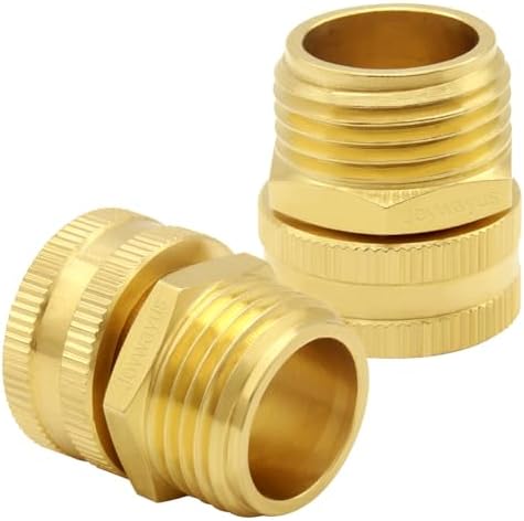 Amazon.com : Joywayus Brass Swivel Pipe Fitting 3/4" GHT Female x 3/4 ...