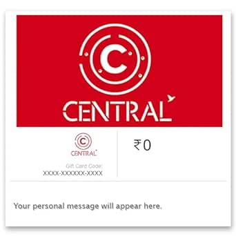 Central - Digital Voucher : Amazon.in: Gift Cards
