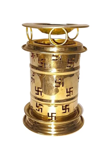 Wholesale J Mart Brass Metal Camphor Diffuser with Swastik Design ...