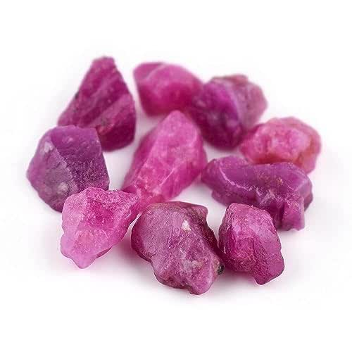 Amazon.com: 50 carats Natural AA Raw Burmese Ruby Rough Rock Gemstone ...