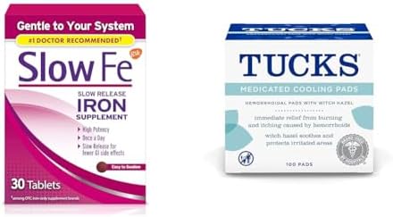 Amazon.com: Slow Fe 45mg Iron Supplement for Iron Deficiency Tablets ...