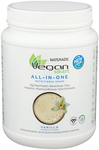 Amazon.com: Vegansmart Naturade Plant Based Vegan Protein Powder - All-in-One Nutritional Shake ...
