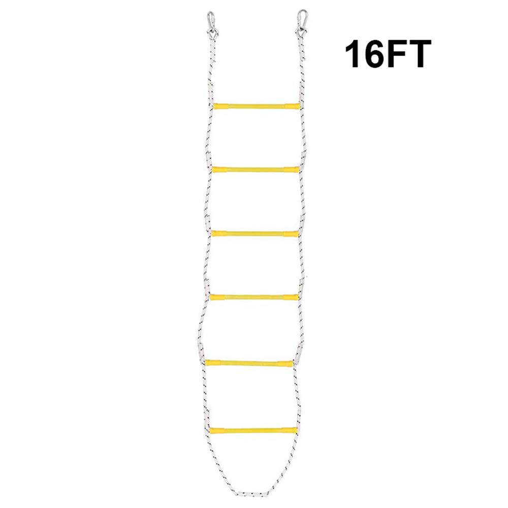 Buy Fire Escape Rope Ladder - Flame Resistant Emergency Fire Safety ...