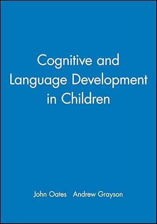 Amazon.com: Cognitive and Language Development in Children ...