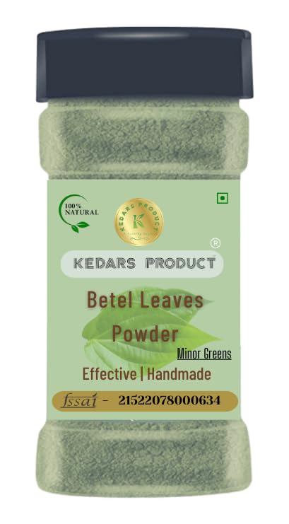KEDARS PRODUCT Betel Leaves Powder/pan ka patta powder 75 Gram : Amazon ...
