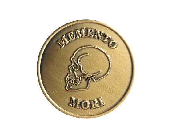 STOIC STORE UK Memento Mori Coin - Momento Mori Coin for Daily Stoic ...