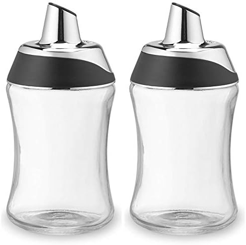 Amazon.com: Glass Sugar Dispenser Container with Lid - Sugar Containers ...