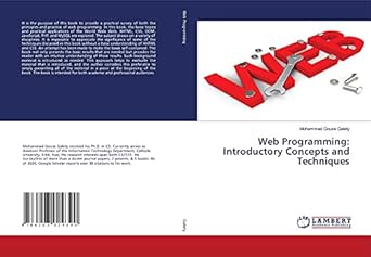 Web Programming: Introductory Concepts and Techniques : Mohammad Gouse Galety: Amazon.in: Books