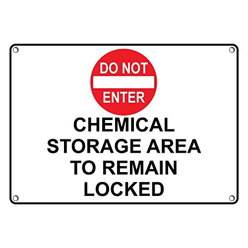 Amazon.com: Weatherproof Plastic Chemical Storage Area to Remain Locked ...