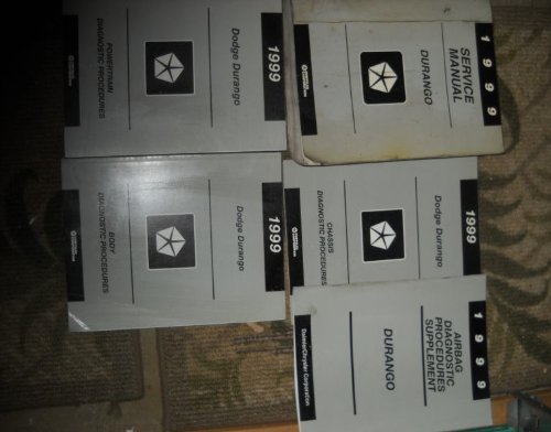 1999 Dodge Durango Service Repair Shop Manual Set OEM (ervice manual ...