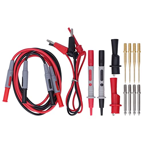 Multimeter Test Leads Kit Electrical Test Probes Set with Alligator ...