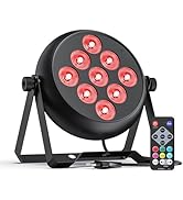Rtktoup RGBW Wash Zoom Lumière Par, 19 x 15 W Lampe de Scène DMX 9/17CH ...