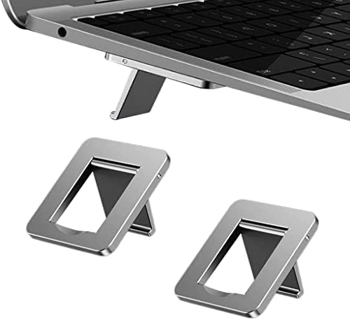 BKN Self-Adhesive Aluminum Mini Portable Laptop Riser Foldable Stand ...