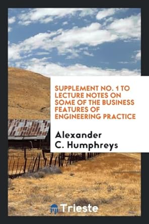 Supplement No. 1 to Lecture Notes on Some of the Business Features of ...