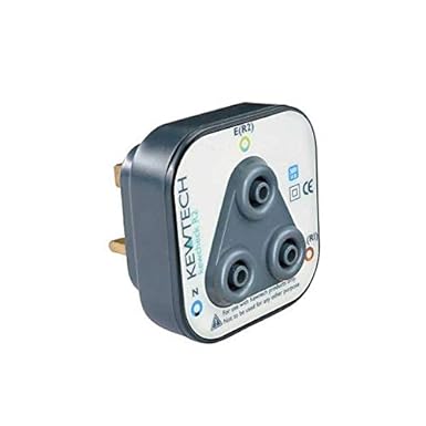 Kewtech KEWCHECK R2 Socket Testing Adaptor - Test Without Removing Wall ...