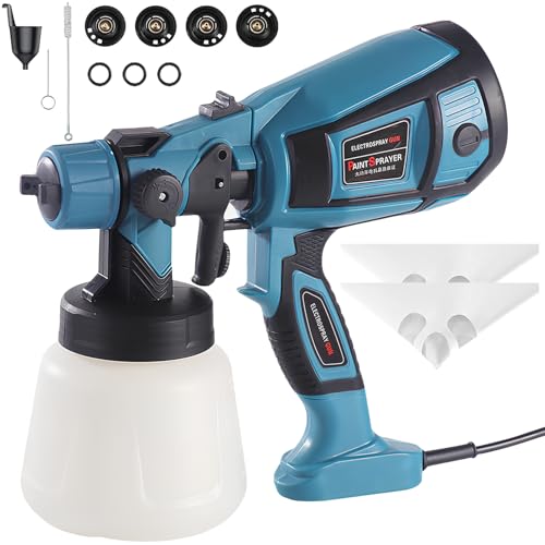 ANTREATU Paint Sprayer for Walls and Ceilings, 1400mL Paint Spray Gun ...