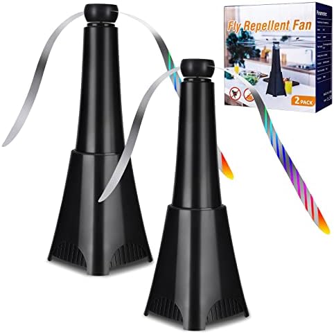 Xakay Flies Repellent Fan, 2Pack Indoor Outdoor Fly Repellent Fly Fans ...