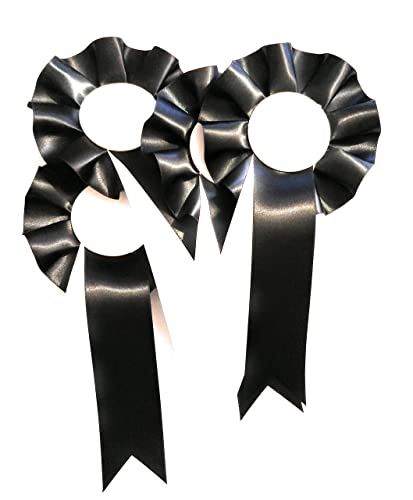 10 X Mixed Blank Rosettes 1 Tier Rosettes Celebration Sport Prizes ...