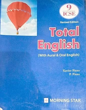 Total English ICSE Class 9 By Xavier Pinto (Second Hand & Used Book) (S ...