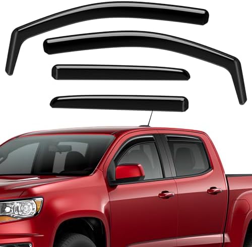 Amazon.com: ISINLASSO in-Channel Rain Guards Compatible with Chevy ...
