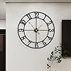 Amazon.com: LEIKE Extra Large Wall Clocks,Silent Little Ticking,Battery ...