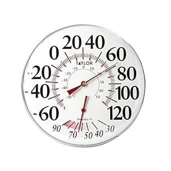 Taylor Temperature/Humidity Gauge : Amazon.in: Garden & Outdoors