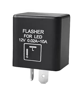 Amazon.com: Zlirfy 2 Pin Electronic Flasher Relay,Turn Signal Flasher ...