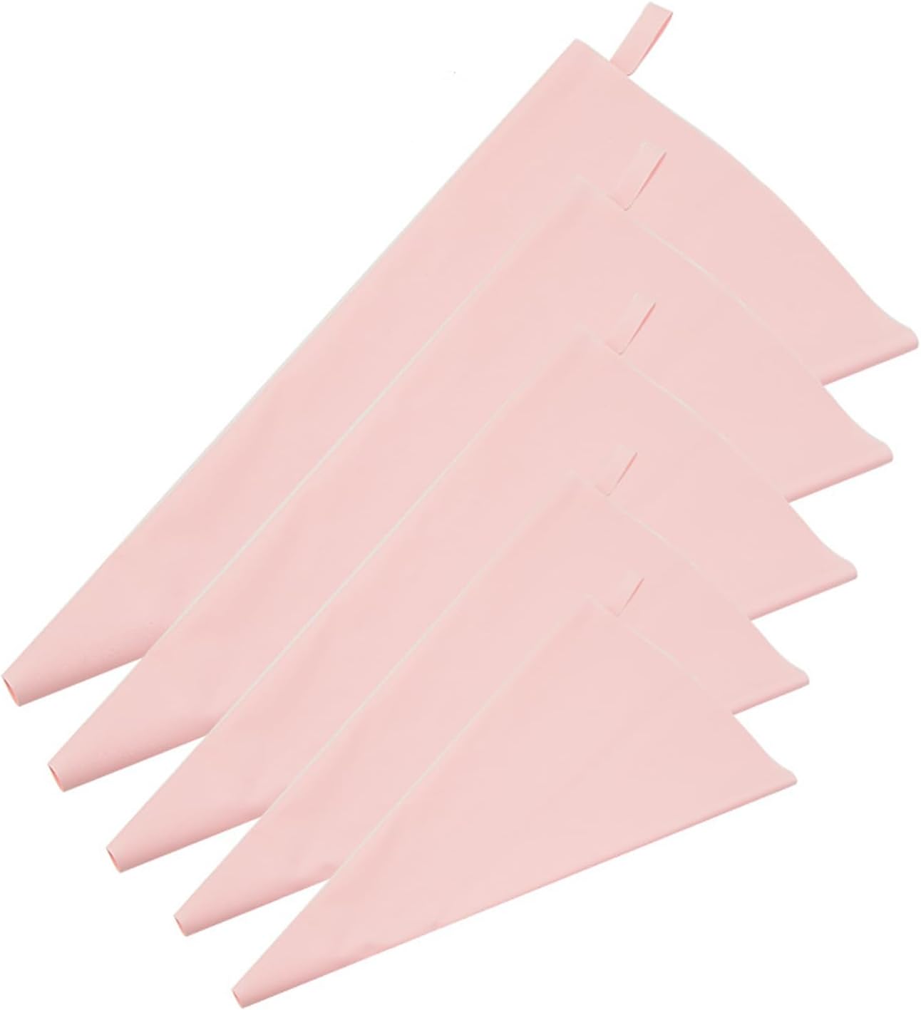 Amazon.com: Silicone Pastry Bags, 5 Sizes Reusable Icing Piping Bags ...