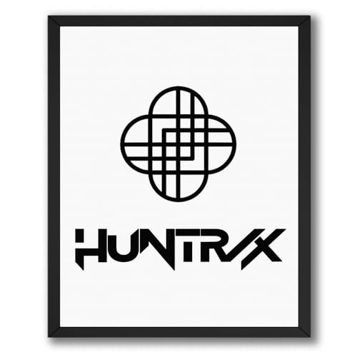Amazon.com: InkFlow Huntrix poster - Abstract Wall Art Modern Minimalist Print for Home Office ...