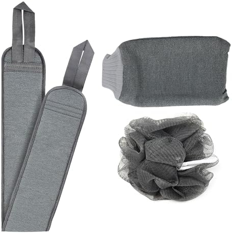 Amazon.com: Natural Back Scrubber for Shower for Men and Women - Set of ...