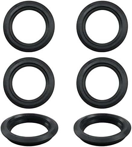 Amazon.com: 6 Pack 3" Flexible Rubber Tank Adapter (Bulkhead), Flexible ...