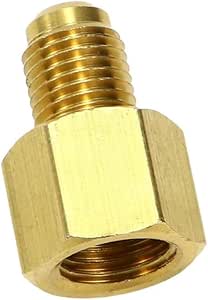 Brass 1/4'' SAE AG Male Head to G1/4'' IG Female Head Nitrogen ...