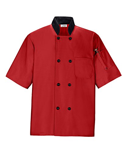 Happy Chef Uniforms Lightweight Wrinkle and Soil Resistant Chef Coat ...
