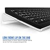 Amazon.com: Richboom Clear Acrylic Tilted Computer Keyboard Holder for ...