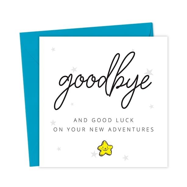 Goodbye and Good Luck on your new adventures Leaving Card | Cute Job ...