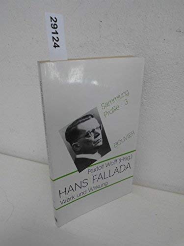 Amazon.com: Hans Fallada: Werk und Wirkung (Sammlung Profile) (German ...