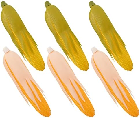 Amazon.com: 6pcs Artificial Corn, Lifelike Corn Fake Simulation ...