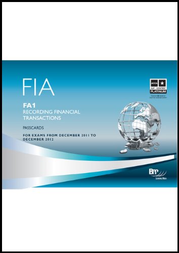 Fia - Recording Financial Transactions Fa1: Passcards: BPP Learning ...
