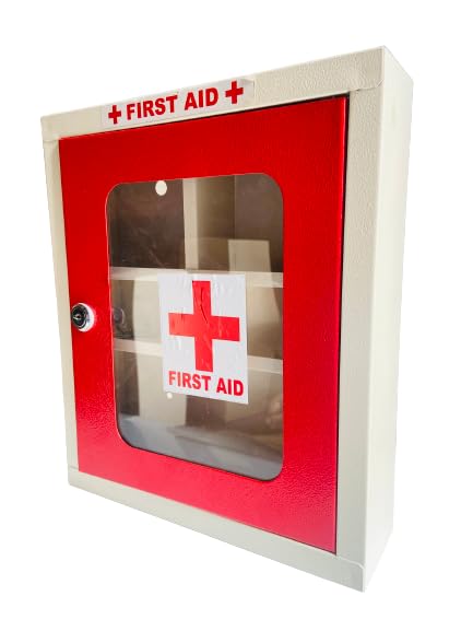 Buy Bluefx Wall able Metal First Aid Box, First Aid Kit Box/Emergency ...