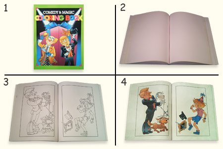 Comedy and Magic Coloring Book - Easy Magic Trick by Loftus ...